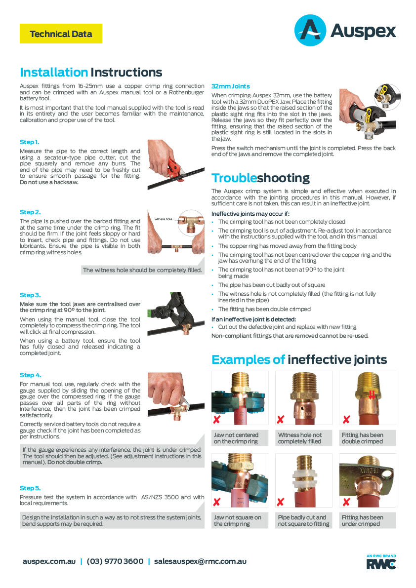 Auspex Water Installation – Auspex